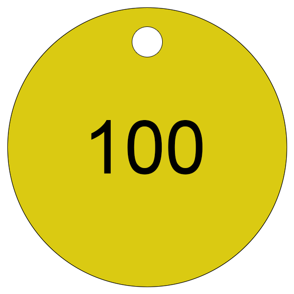 Valve Tags - Sequential Number – KGN Pillinger