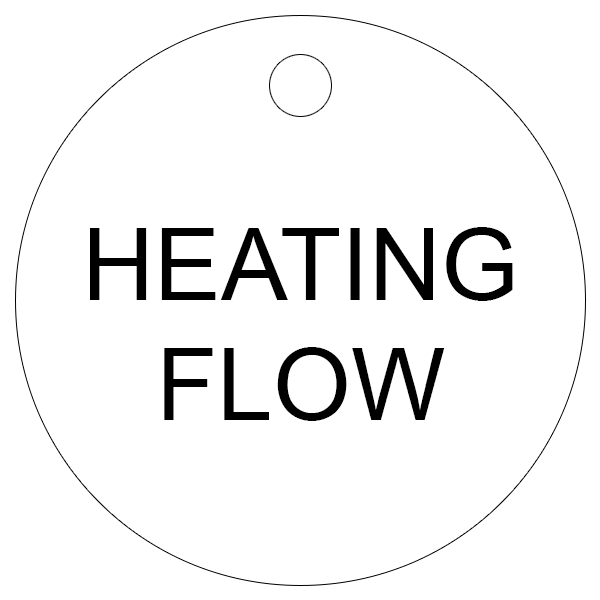 Heating Flow Valve Tag – KGN Pillinger